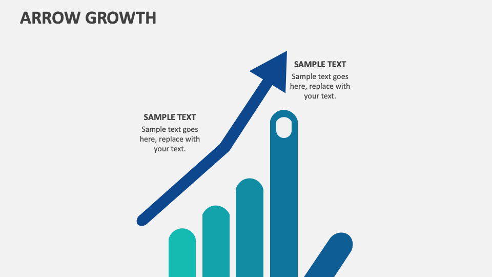 Arrow Growth PowerPoint and Google Slides Template - PPT Slides