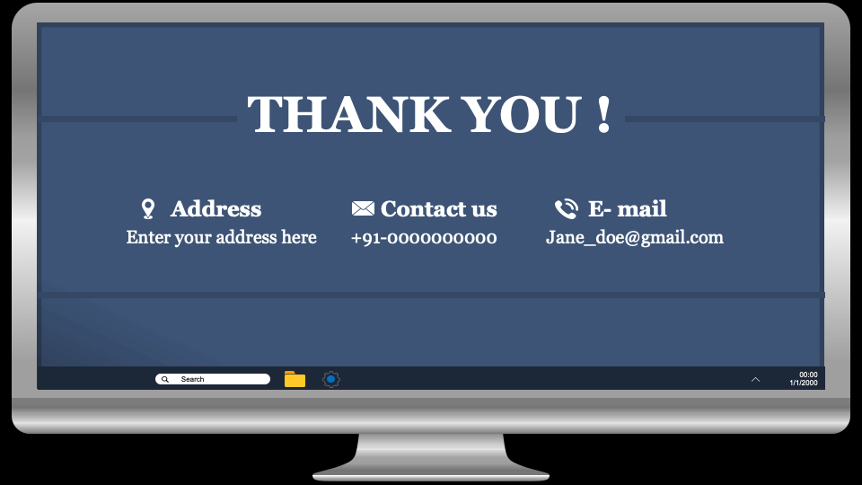 Desktop Presentation Theme for PowerPoint and Google Slides - PPT Slides
