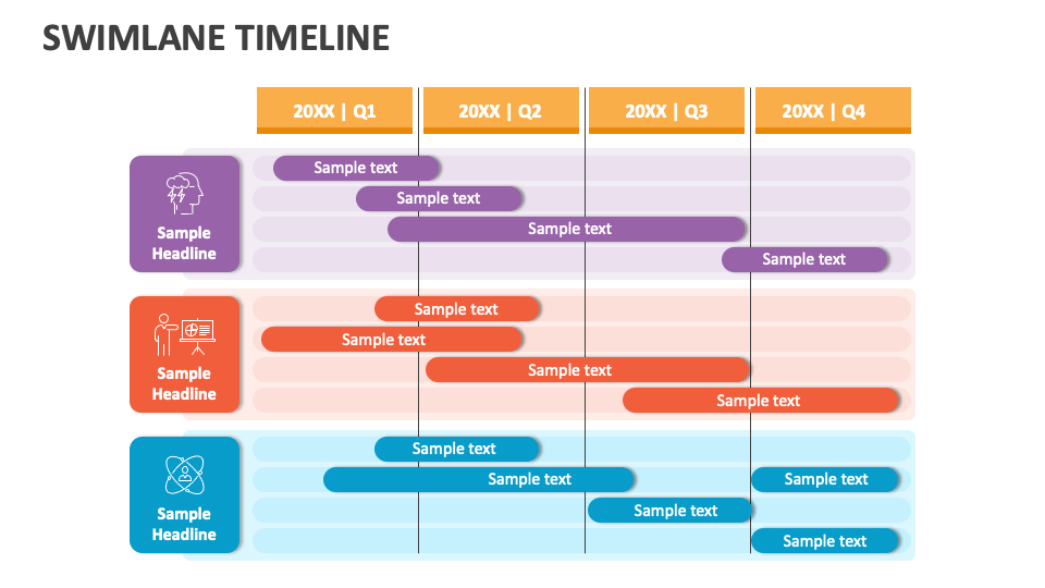 Powerpoint Swimlane Template
