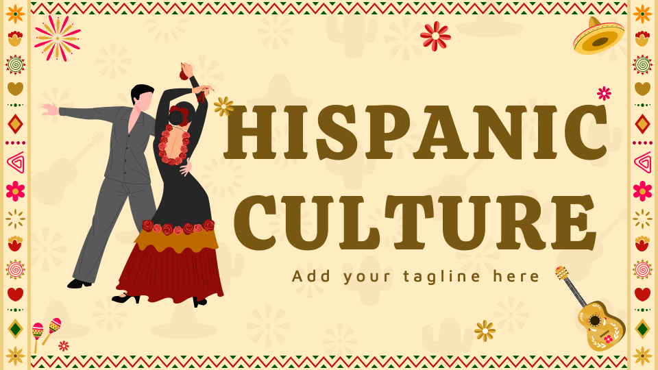 Free Hispanic Culture Theme for Google Slides and PowerPoint