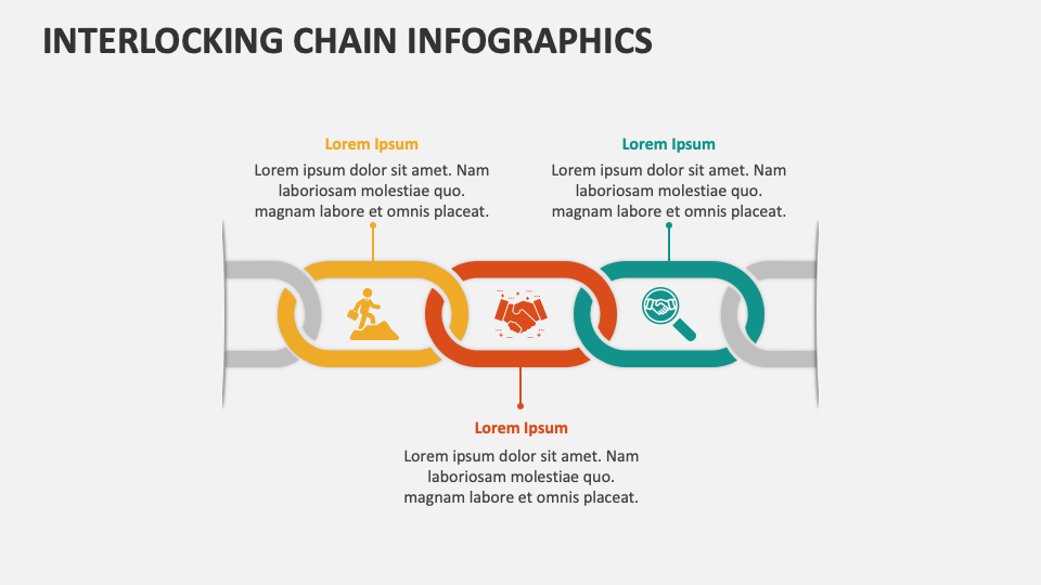Interlocking Chain Infographics for Google Slides and PowerPoint - PPT ...