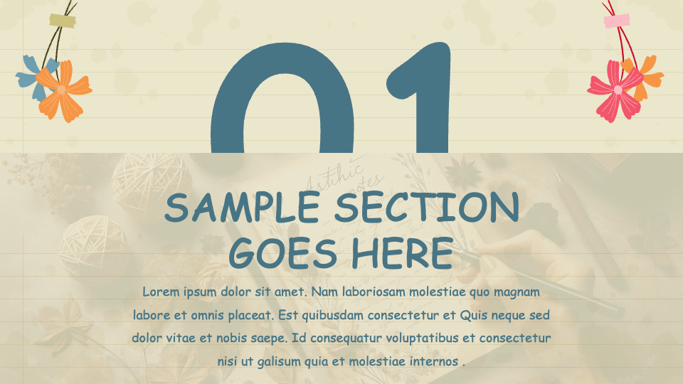 Free Aesthetic Notes for School Presentation for Google Slides and ...