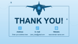 Free Fighter Plane Theme for Google Slides and PowerPoint