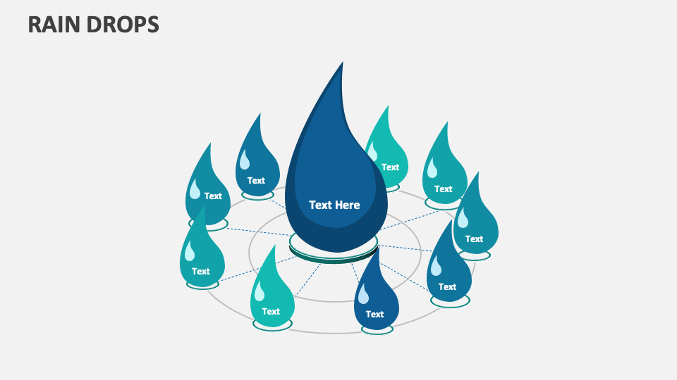 Rain Drops Template for PowerPoint and Google Slides - PPT Slides