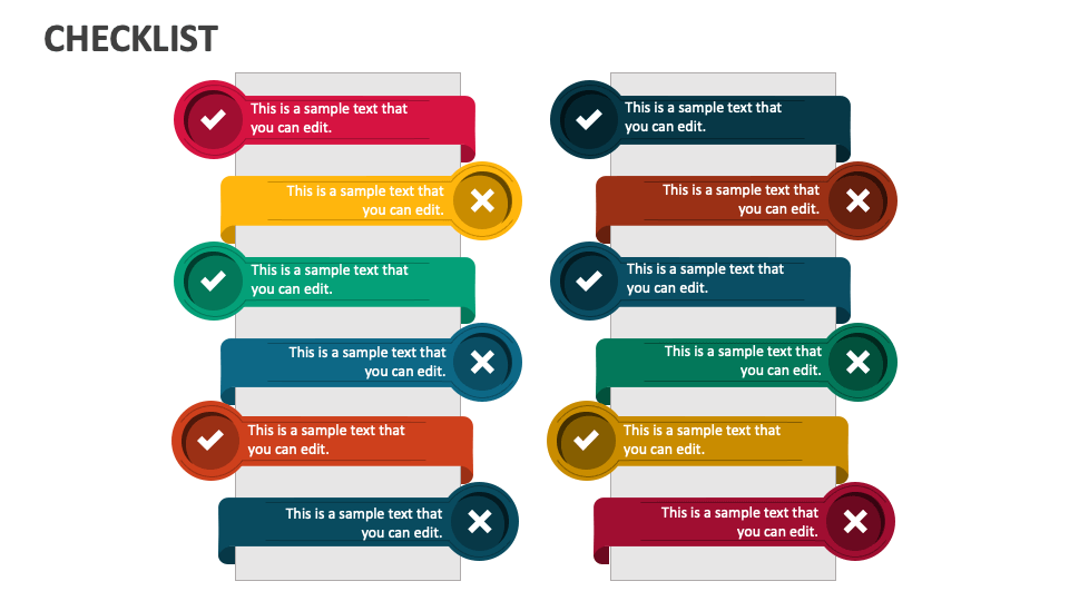 Checklist Template for PowerPoint and Google Slides - PPT Slides