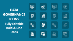 Data Governance Icons for Google Slides and PowerPoint