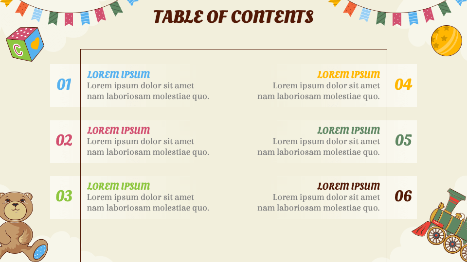 Free Toys Presentation Theme for Google Slides and PowerPoint