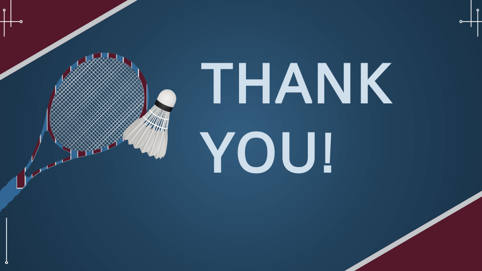 Free Badminton Player Portfolio Presentation Template for Google Slides ...