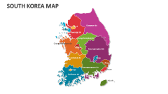 South Korea Map for Google Slides and PowerPoint - PPT Slides