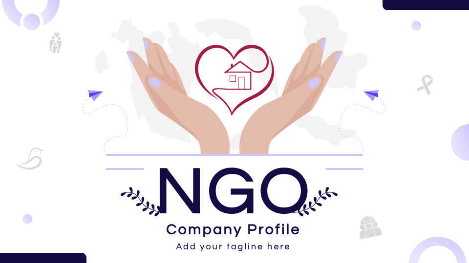 Free NGO Company Profile Presentation for Google Slides and PowerPoint