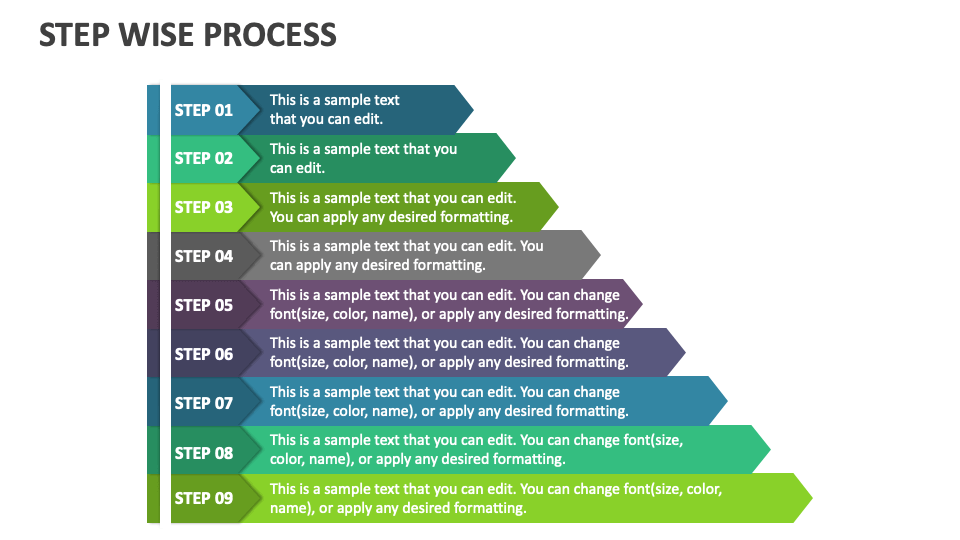 Step Wise Process PowerPoint and Google Slides Template - PPT Slides Step Wise Process PowerPoint and Google Slides Template - PPT Slides
