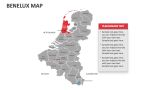 Benelux Map for Google Slides and PowerPoint - PPT Slides