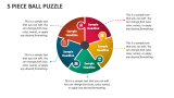5 Piece Ball Puzzle PowerPoint and Google Slides Template - PPT Slides