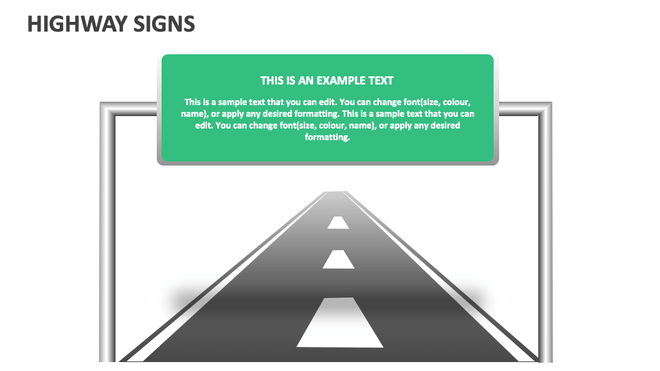 Highway Signs Template for PowerPoint and Google Slides - PPT Slides