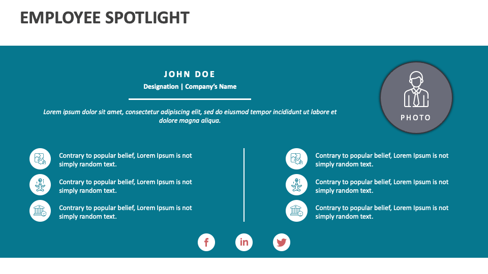 Employee Spotlight Template for PowerPoint and Google Slides - PPT Slides