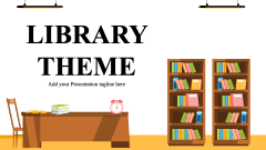 Free Library Presentation Theme for Google Slides and PowerPoint