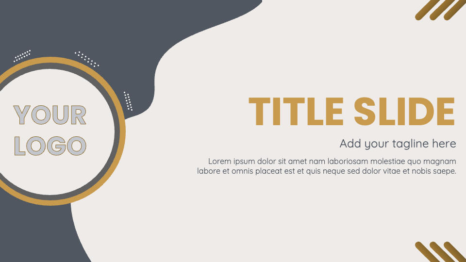 Free Title Slides Template for Google Slides and PowerPoint