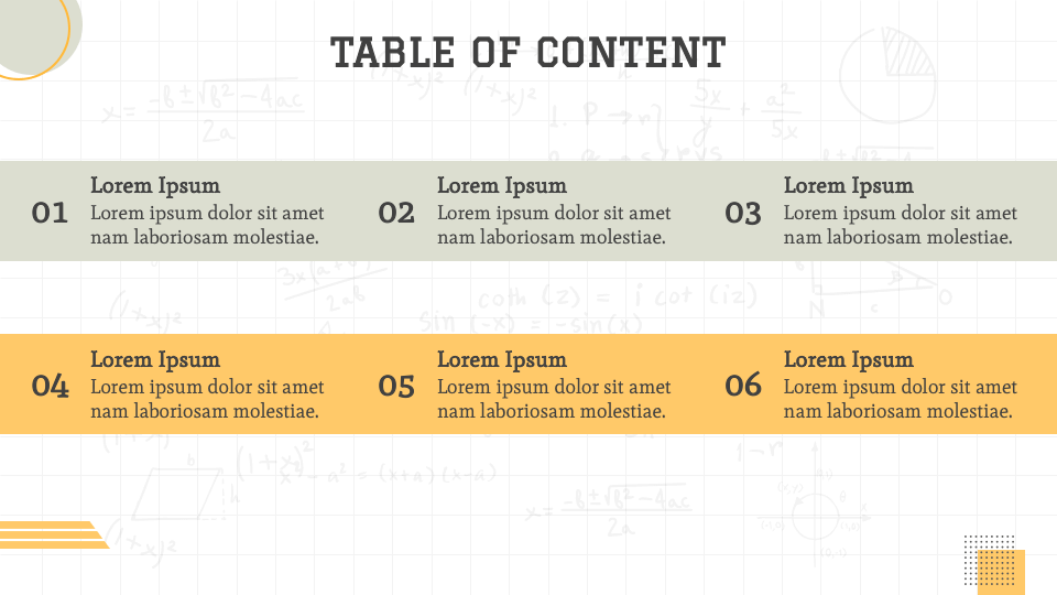 Free Math Background Presentation for Google Slides and PowerPoint