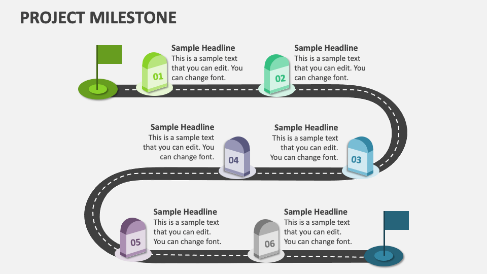 Project Milestone PowerPoint and Google Slides Template - PPT Slides