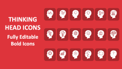 Thinking Head Icons for Google Slides and PowerPoint