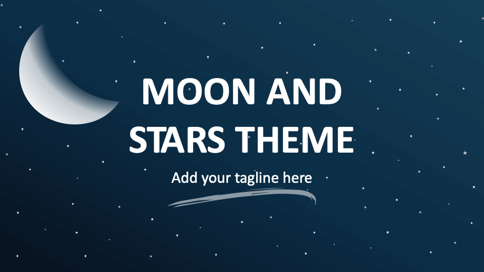 Free Moon and Stars Presentation Theme for PowerPoint and Google Slides ...