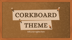 Free Cork Board Theme for Google Slides and PowerPoint
