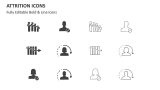 Attrition Icons for PowerPoint and Google Slides - PPT Slides