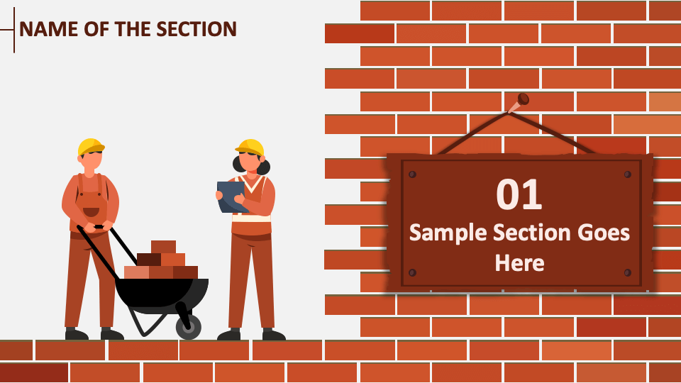 Brick Wall Presentation Theme for PowerPoint and Google Slides - PPT Slides