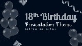 Free 18th Birthday Presentation Template for Google Slides and PowerPoint