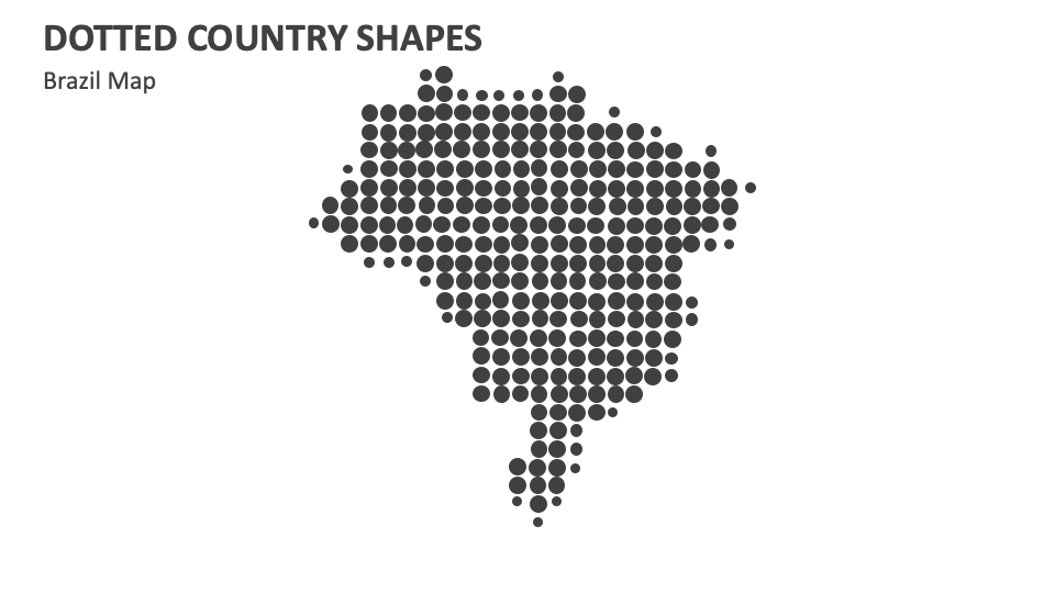 Dotted Country Shapes for Google Slides and PowerPoint - PPT Slides