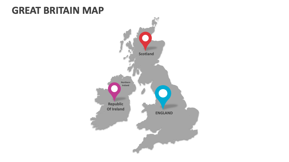 Great Britain Map for Google Slides and PowerPoint - PPT Slides