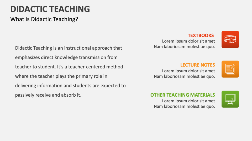 Didactic Teaching Template for Google Slides and PowerPoint - PPT Slides