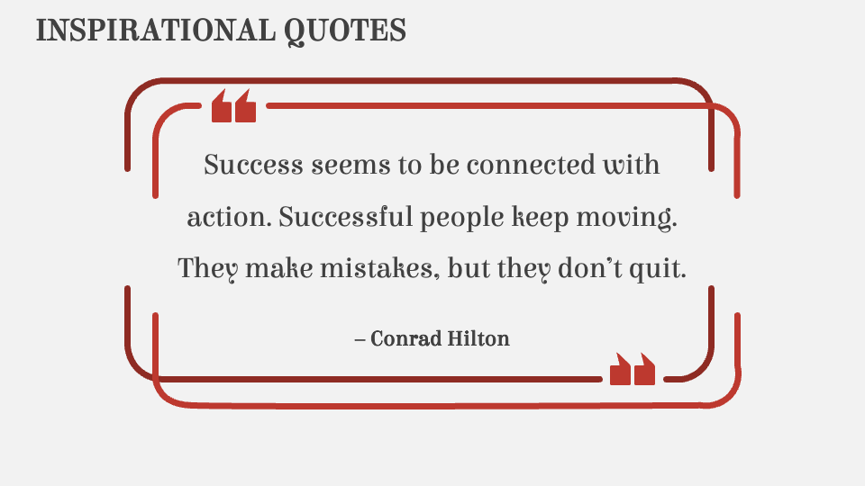 Inspirational Quotes Template for PowerPoint and Google Slides - PPT Slides