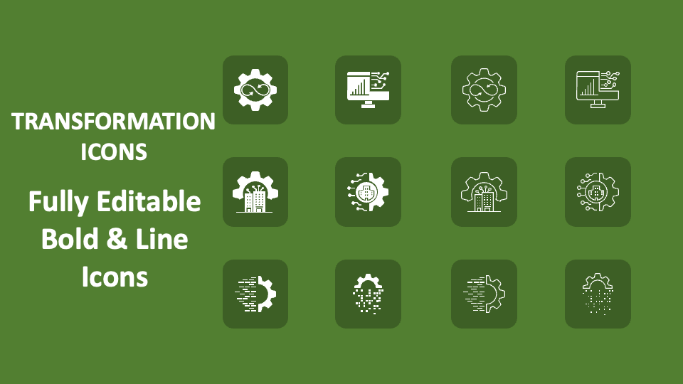 Transformation Icons for Google Slides and PowerPoint