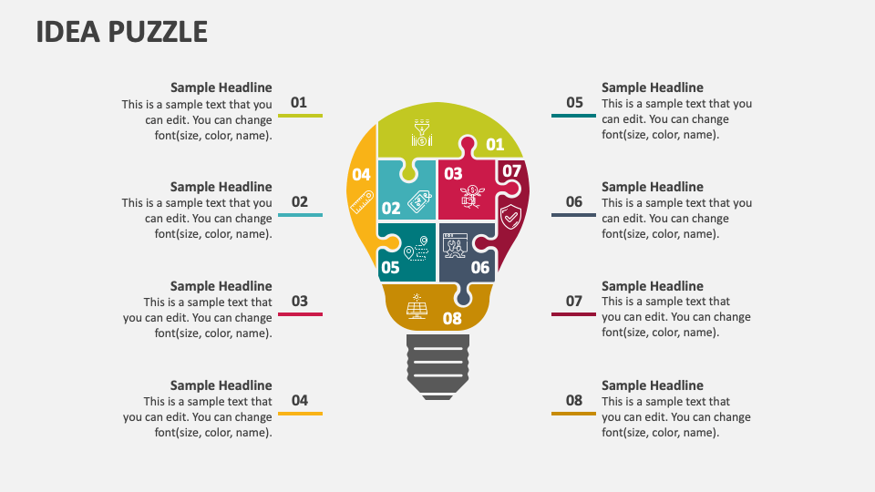 Idea Puzzle Template for PowerPoint and Google Slides - PPT Slides