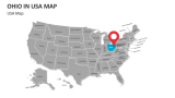 Ohio Map for Google Slides and PowerPoint - PPT Slides