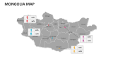 Mongolia Map for Google Slides and PowerPoint - PPT Slides