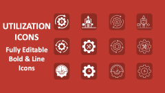 Utilization Icons for PowerPoint and Google Slides - PPT Slides