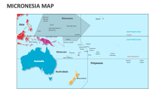 Micronesia Map for Google Slides and PowerPoint - PPT Slides