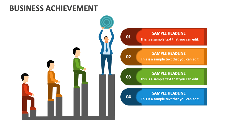 Business Achievement PowerPoint and Google Slides Template - PPT Slides