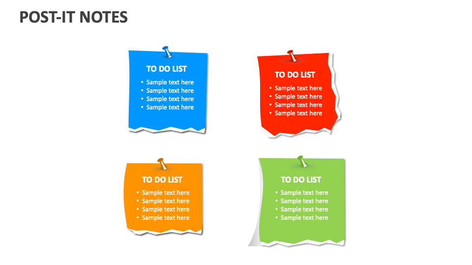 Post-it Notes Template for PowerPoint and Google Slides - PPT Slides