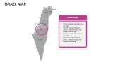 Israel Map for Google Slides and PowerPoint - PPT Slides
