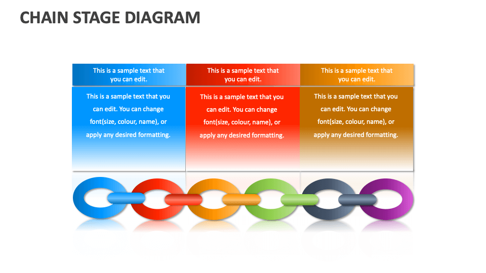 Chain Stage Diagram Template for PowerPoint and Google Slides - PPT Slides