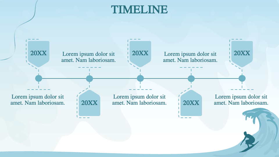 Free Surfing Theme for Google Slides and PowerPoint