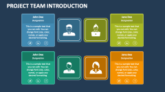 Project Team Introduction PowerPoint and Google Slides Template - PPT Slides
