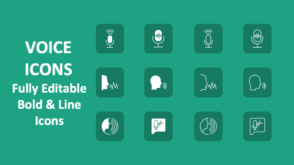 Voice Icons for Google Slides and PowerPoint
