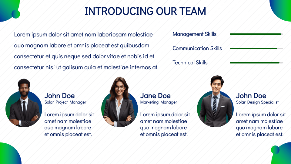 Solar Panel Company Profile Template for Google Slides and PowerPoint ...