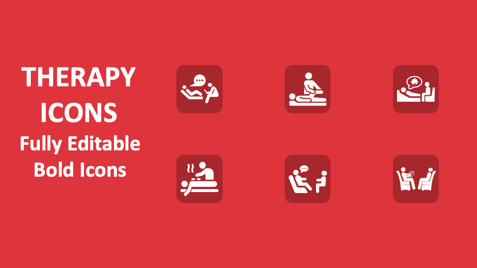 Therapy Icons for Google Slides and PowerPoint