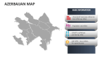 Azerbaijan Map for Google Slides and PowerPoint - PPT Slides