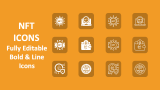 NFT Icons for Google Slides and PowerPoint